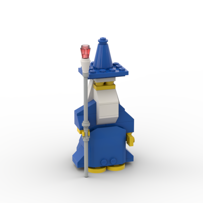 LEGO MOC Blue Wizard by Anderle | Rebrickable - Build with LEGO