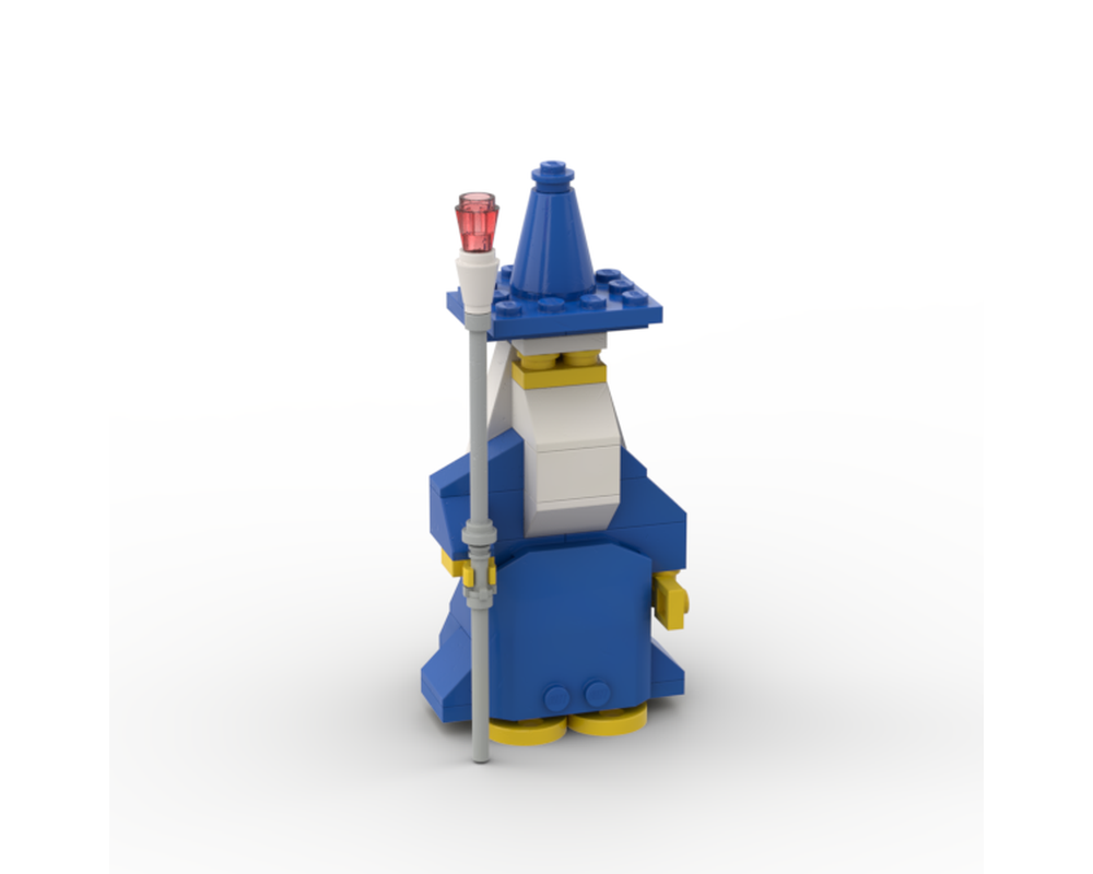LEGO MOC Blue Wizard by Anderle | Rebrickable - Build with LEGO
