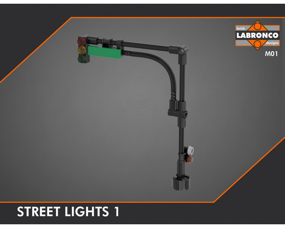 LEGO MOC M01 - Street Lights by Labronco Brick Designs | Rebrickable ...