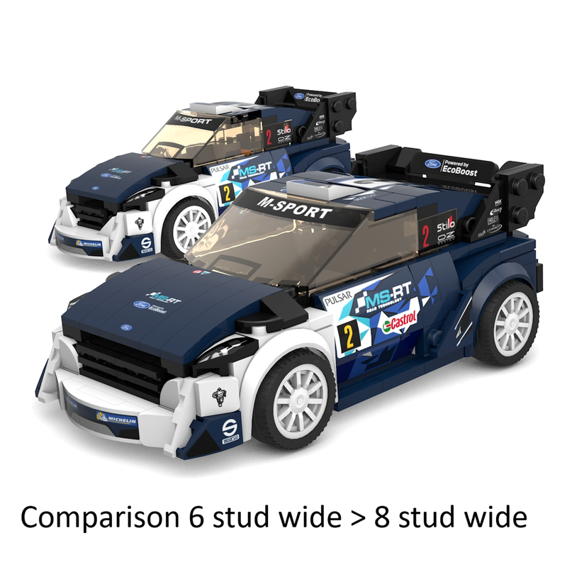 LEGO MOC Ford Fiesta WRC in 8 Stud Wide Style by klara_mocs ...