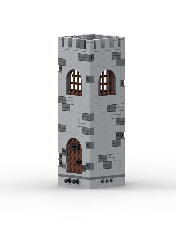 LEGO MOC-53853 Medieval tower corner by Tavernello | Rebrickable ...