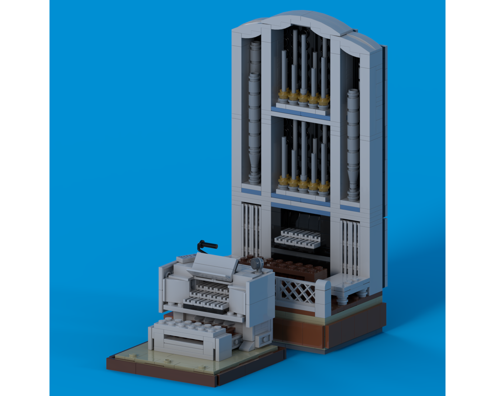 LEGO MOC Church Organ with digital extension by Keizer | Rebrickable ...