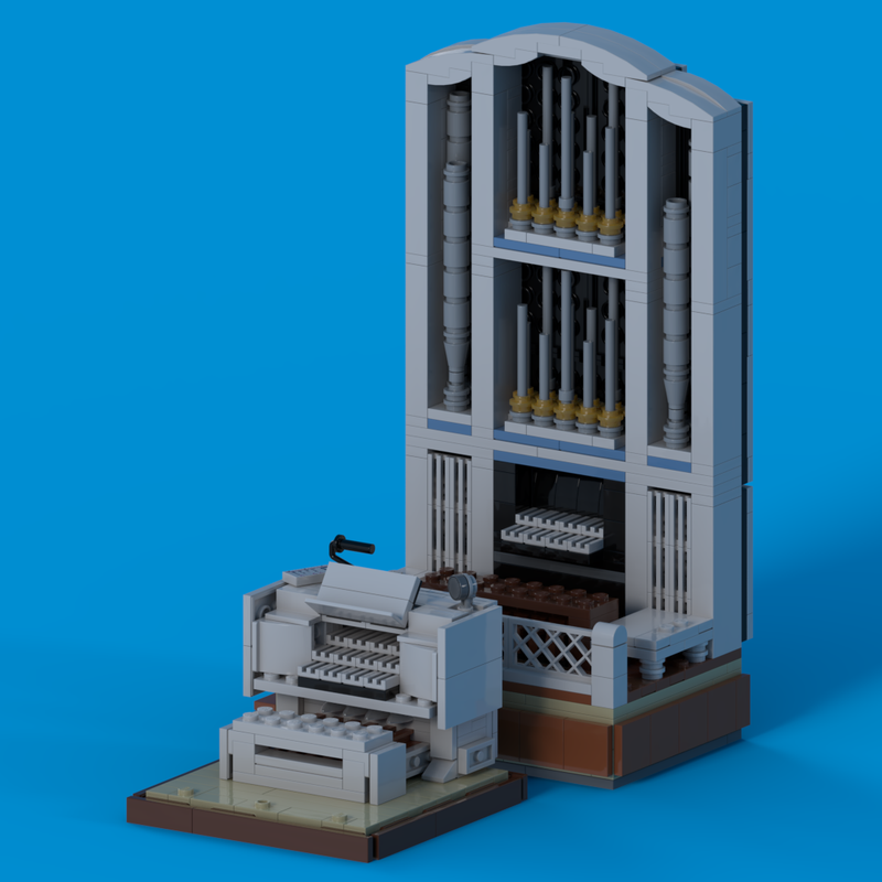 LEGO MOC Church Organ with digital extension by Keizer | Rebrickable ...