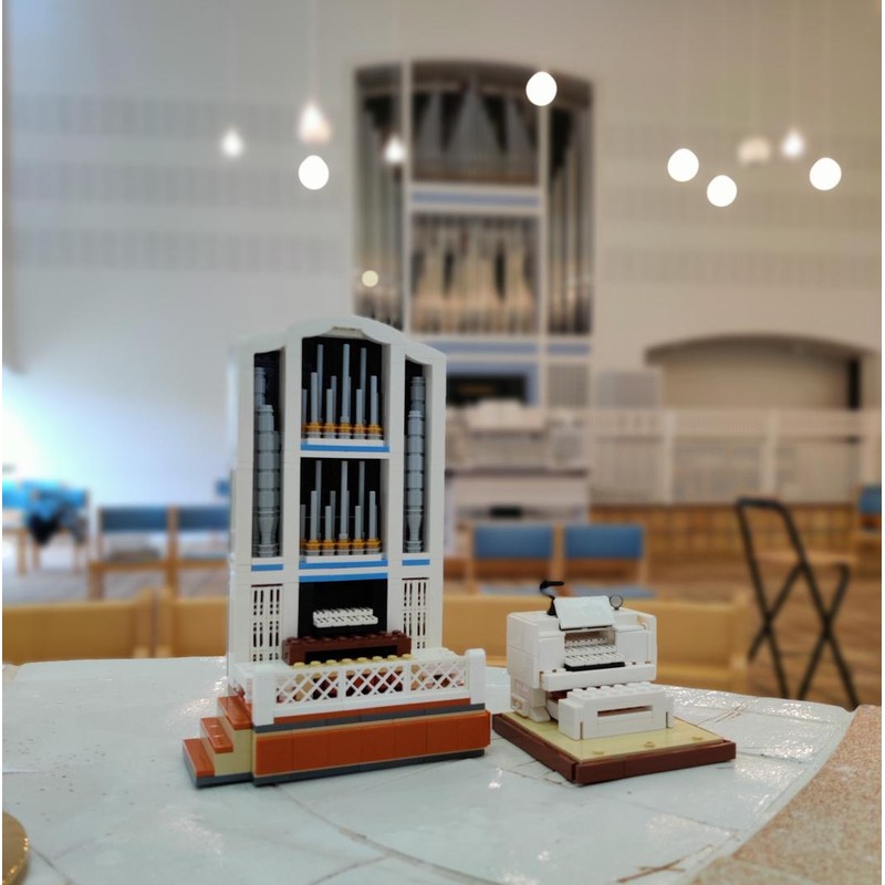 LEGO MOC Church Organ with digital extension by Keizer | Rebrickable ...