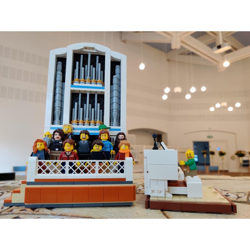 LEGO MOC Church Organ with digital extension by Keizer | Rebrickable ...
