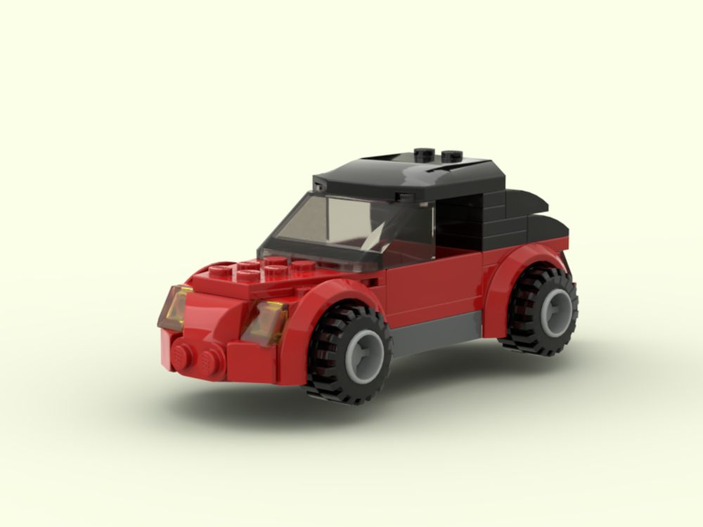 Lego Moc Red Car By Lordofbricks Rebrickable Build With Lego