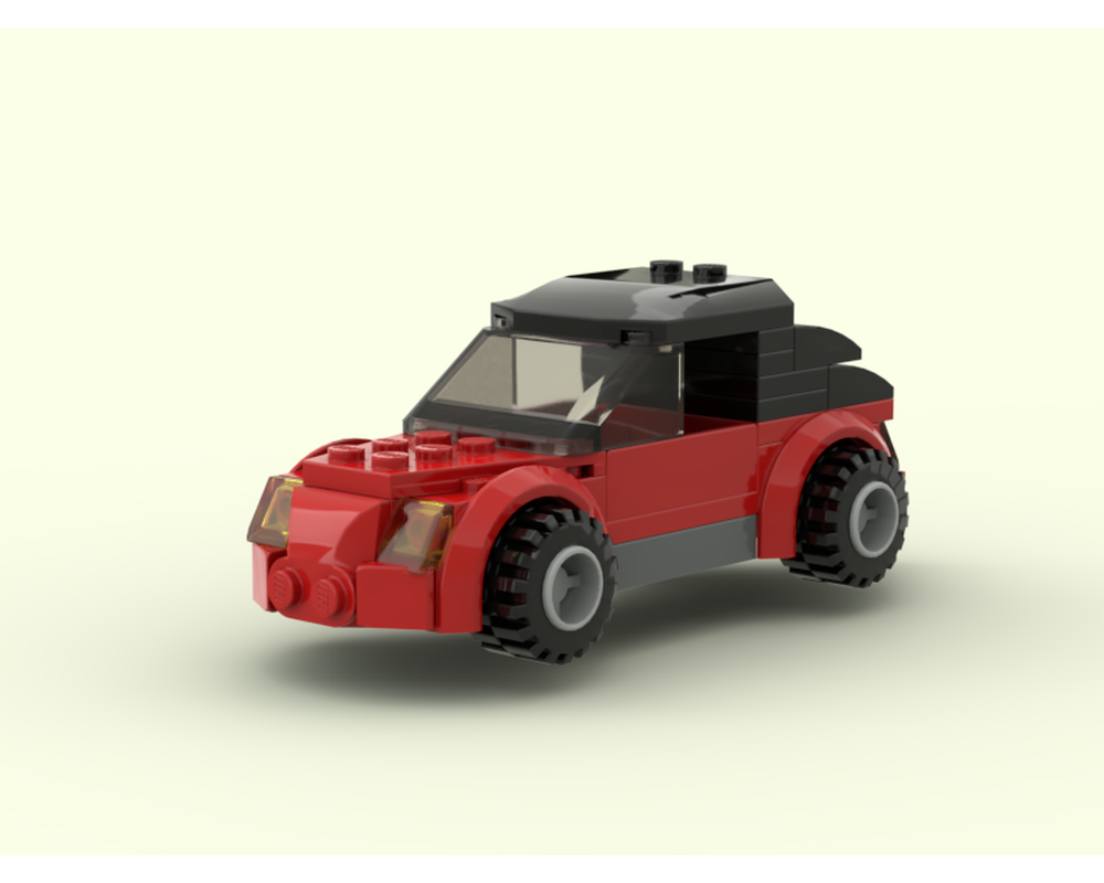 LEGO MOC red car by Lord_of_bricks_ | Rebrickable - Build with LEGO