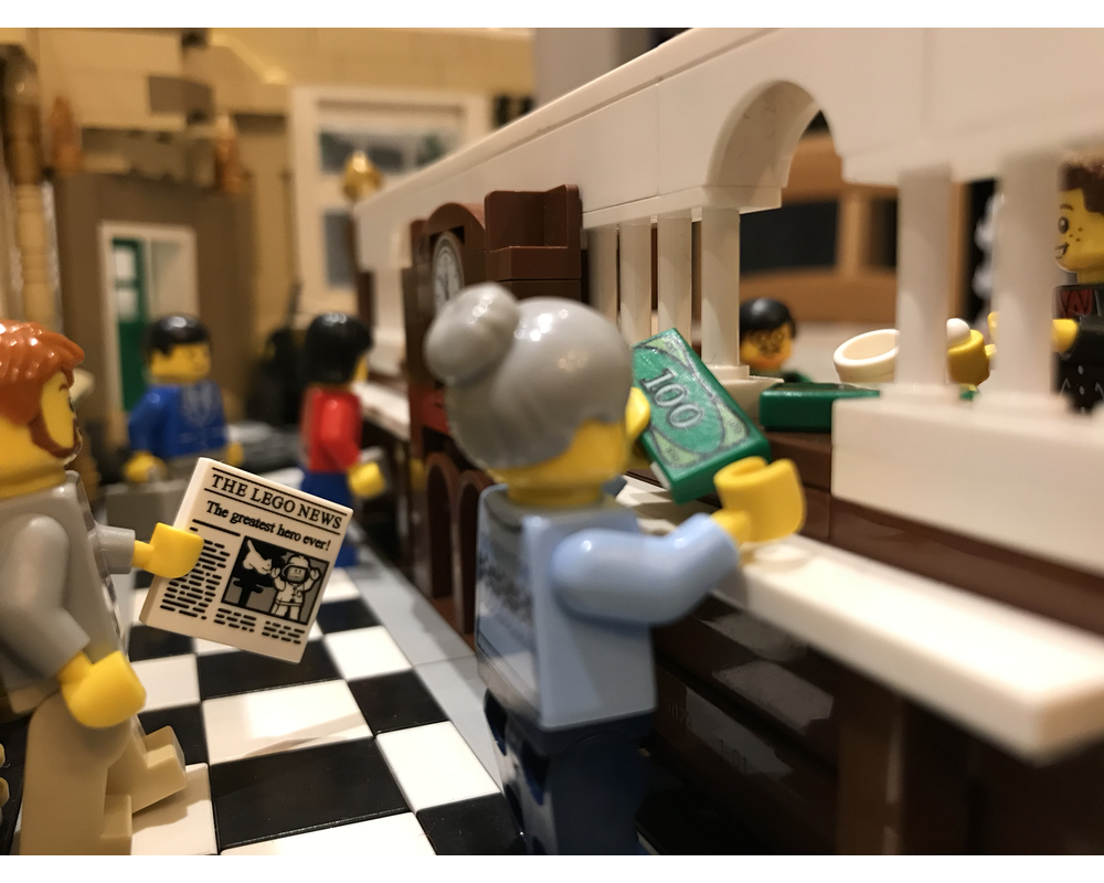 LEGO MOC High street bank modular building by tomclarke | Rebrickable ...