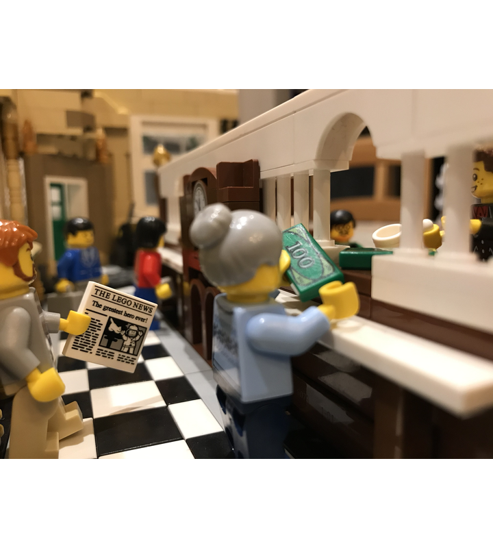 LEGO MOC High street bank modular building by tomclarke | Rebrickable ...
