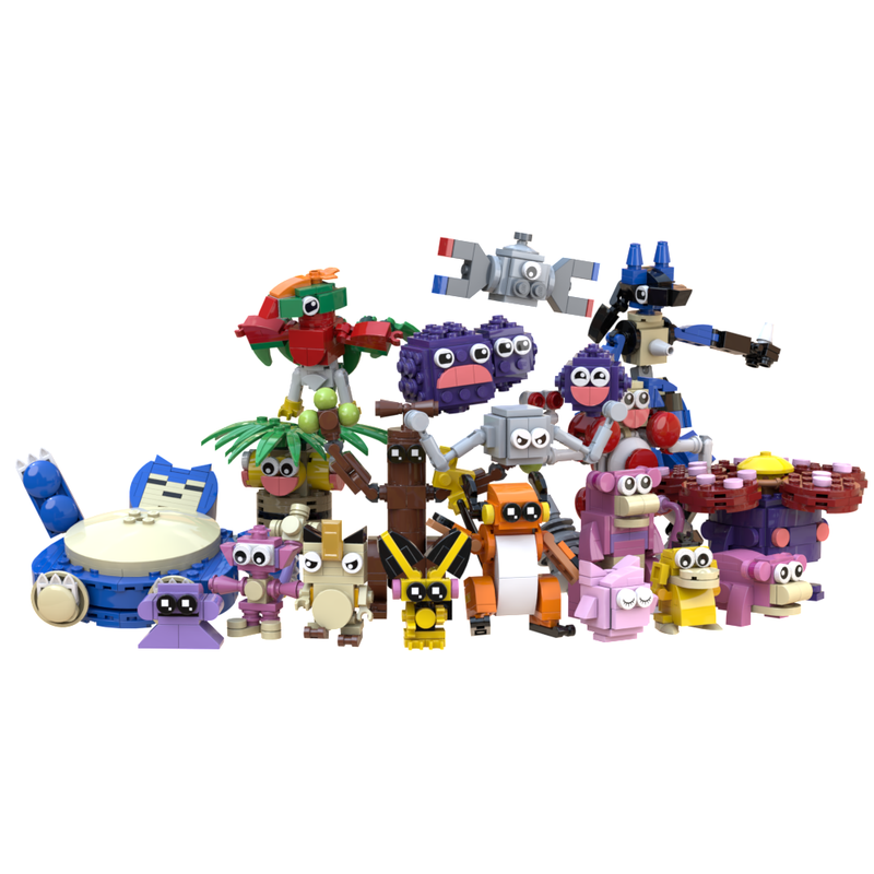 LEGO MOC "Poké Mix" (Assorted Pokémon) by brickfolk | Rebrickable ...