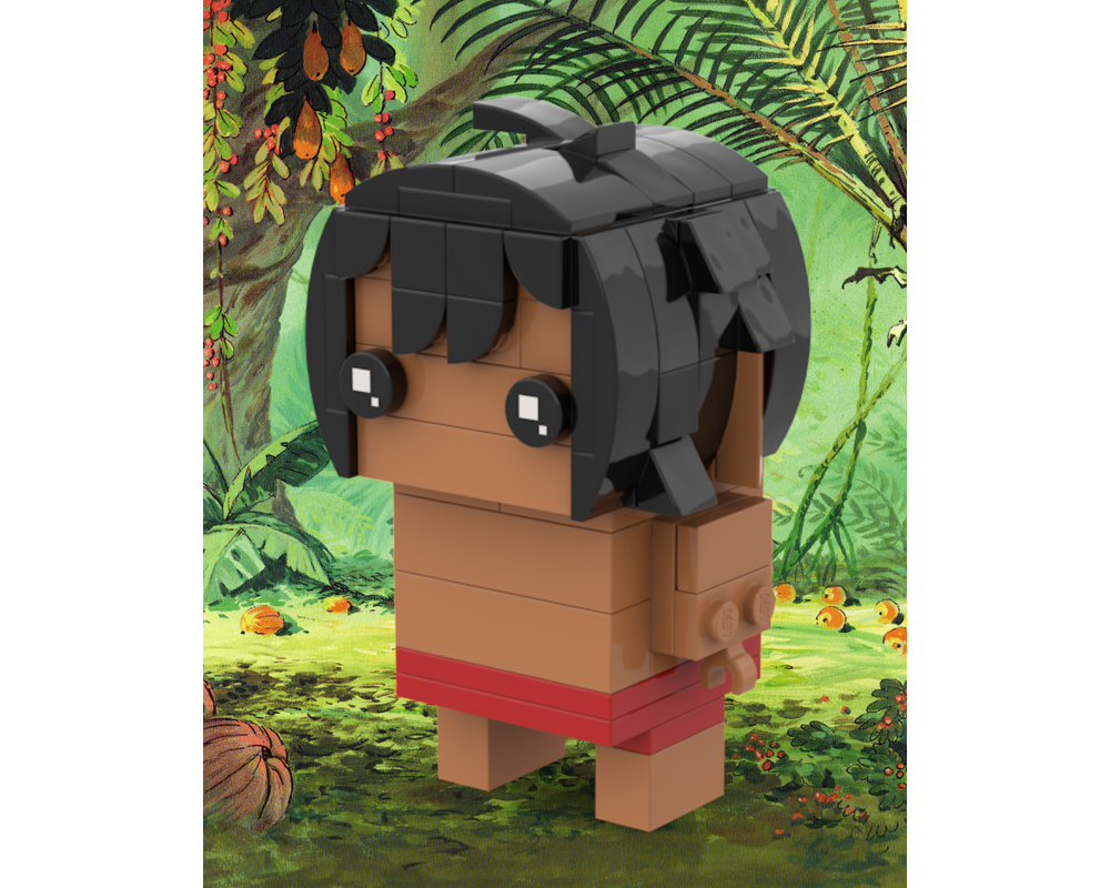 LEGO MOC Mowgli Brickheadz by Nicole1 | Rebrickable - Build with LEGO