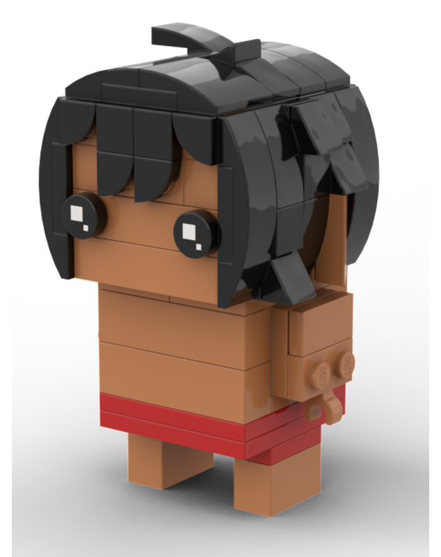 LEGO MOC Mowgli Brickheadz by Nicole1 | Rebrickable - Build with LEGO