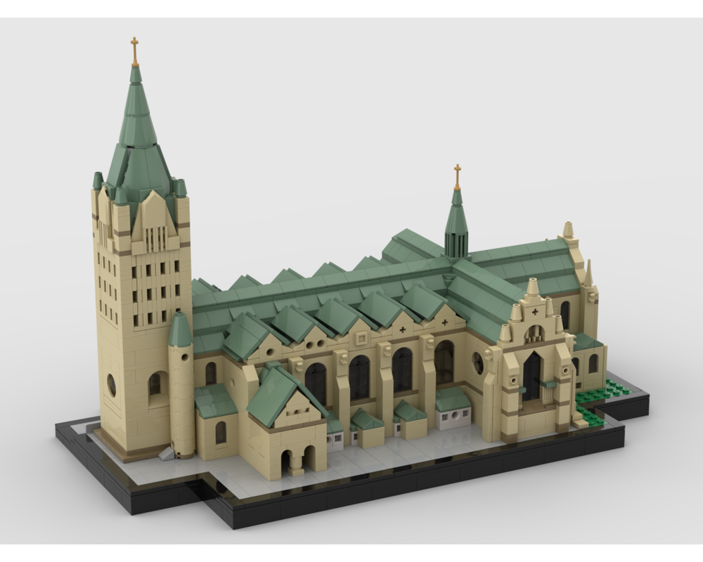 LEGO MOC Paderborn Cathedral by Rauy | Rebrickable - Build with LEGO