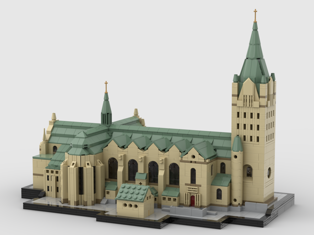 LEGO MOC Paderborn Cathedral by Rauy | Rebrickable - Build with LEGO