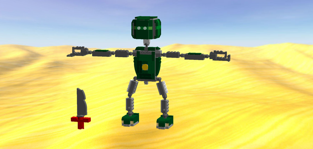 Lego Moc Robot By Kewa12 Rebrickable Build With Lego