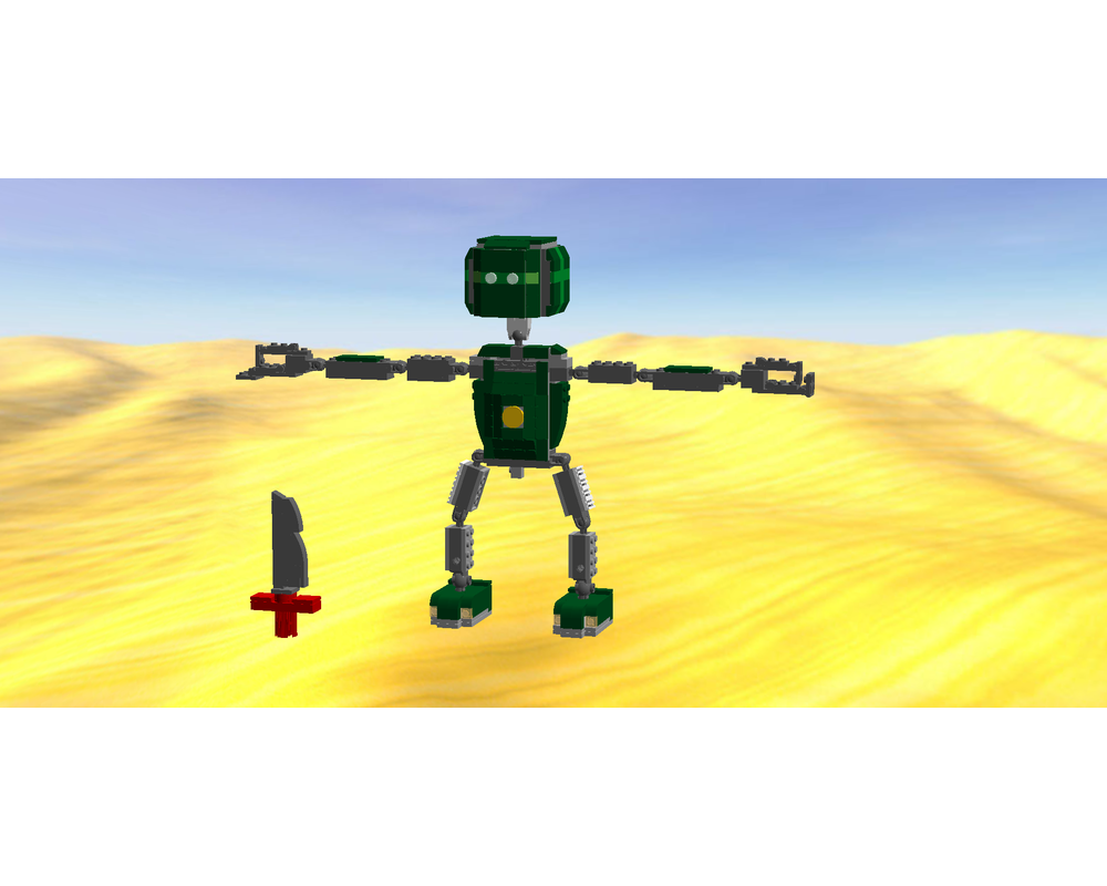 Lego Moc Robot By Kewa12 Rebrickable Build With Lego