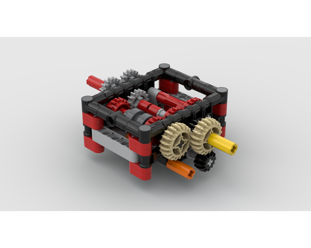 Lego Moc 4 Speed Sequential Gearbox By Whathetech Rebrickable Build