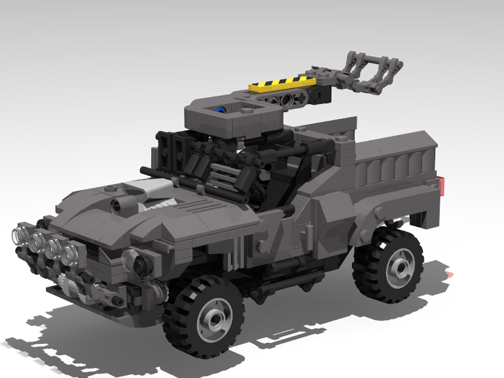 Lego Moc Borderlands Bandit Technical By Gunsofbrickston Rebrickable