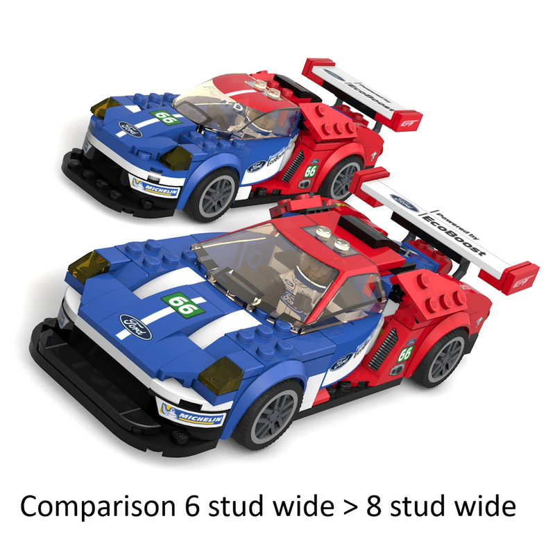 LEGO MOC 2016 Ford GT in 8 Stud Wide Style by klara_mocs | Rebrickable ...