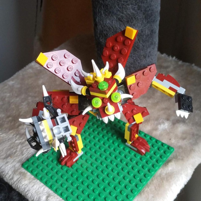 LEGO MOC Mythical Daemon by kamila | Rebrickable - Build with LEGO