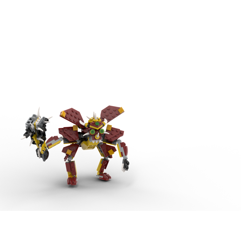 LEGO MOC Mythical Daemon by kamila | Rebrickable - Build with LEGO