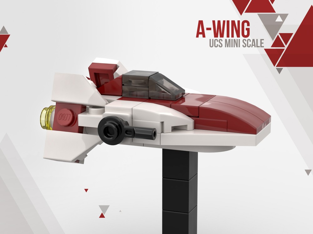 Lego Moc Pixel Dans A Wing Ucs Mini Scale 1125 By Pixel Dan