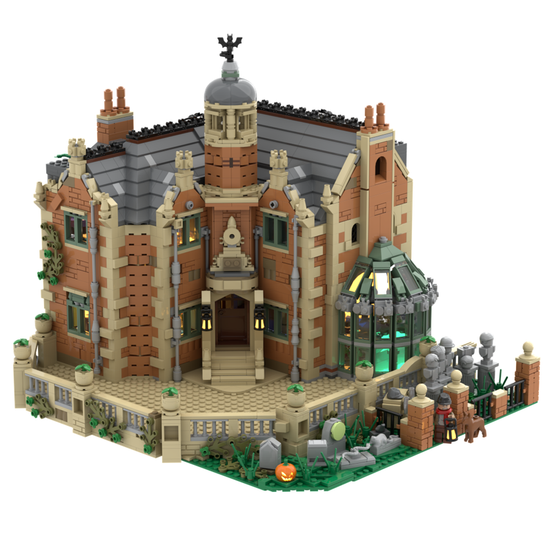 LEGO MOC The Haunted Manor by Dream Build Bricks | Rebrickable - Build ...