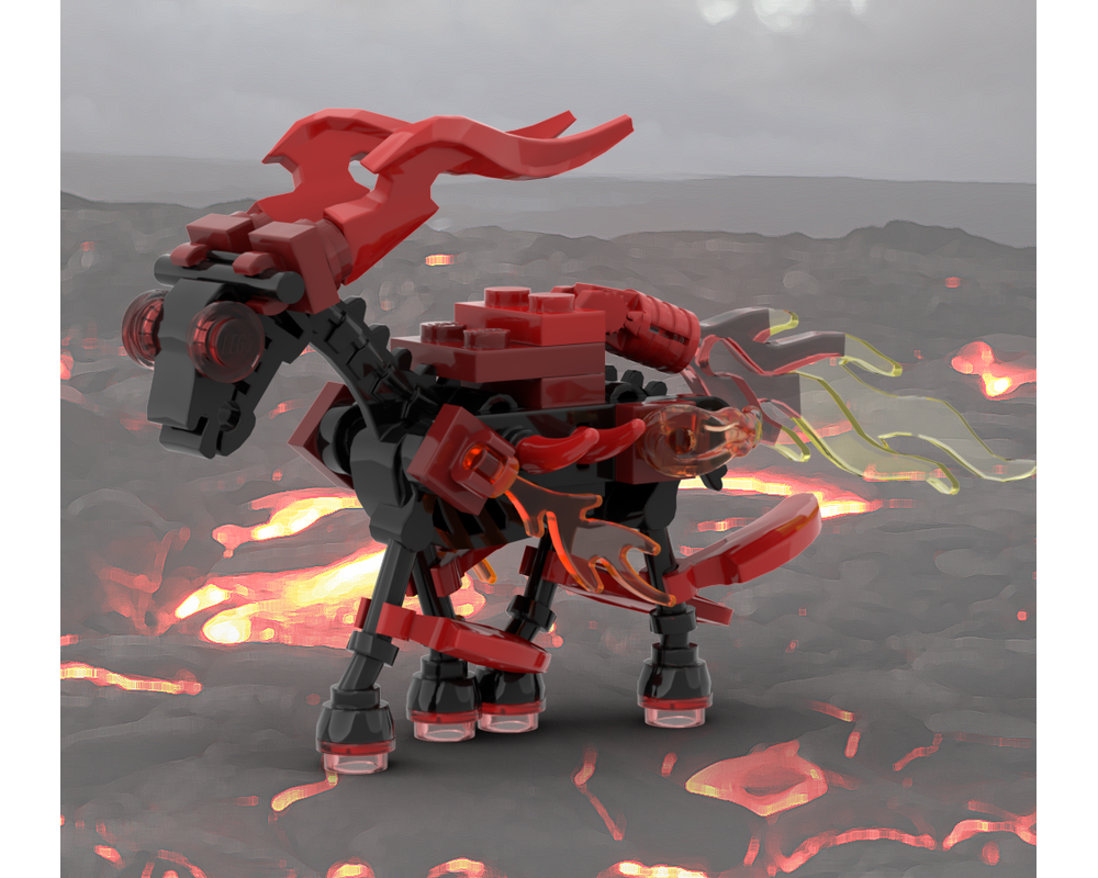 LEGO MOC Elemental Spirit - Fire by KnightExcalibur | Rebrickable ...