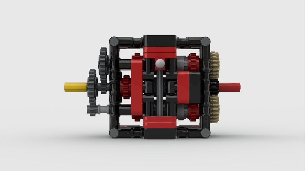 Lego Moc 6 Speed Manual Gearbox By Whathetech Rebrickable Build