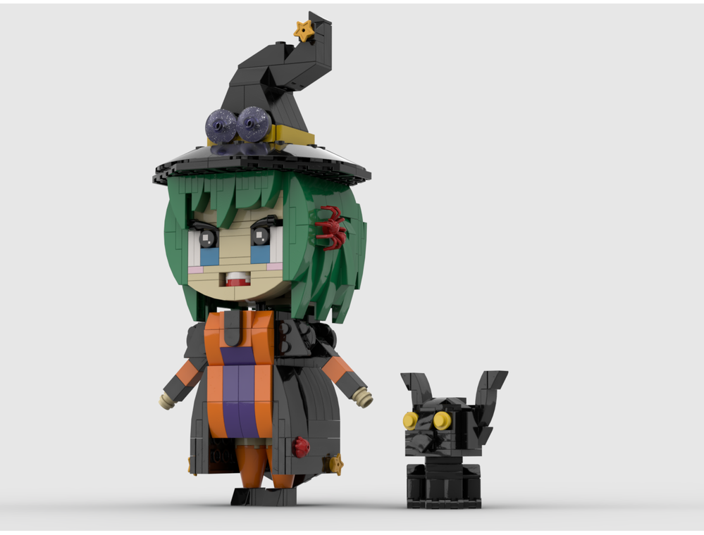 LEGO MOC Juniper the Witch and Jasper the Cat by DinoPete87 ...