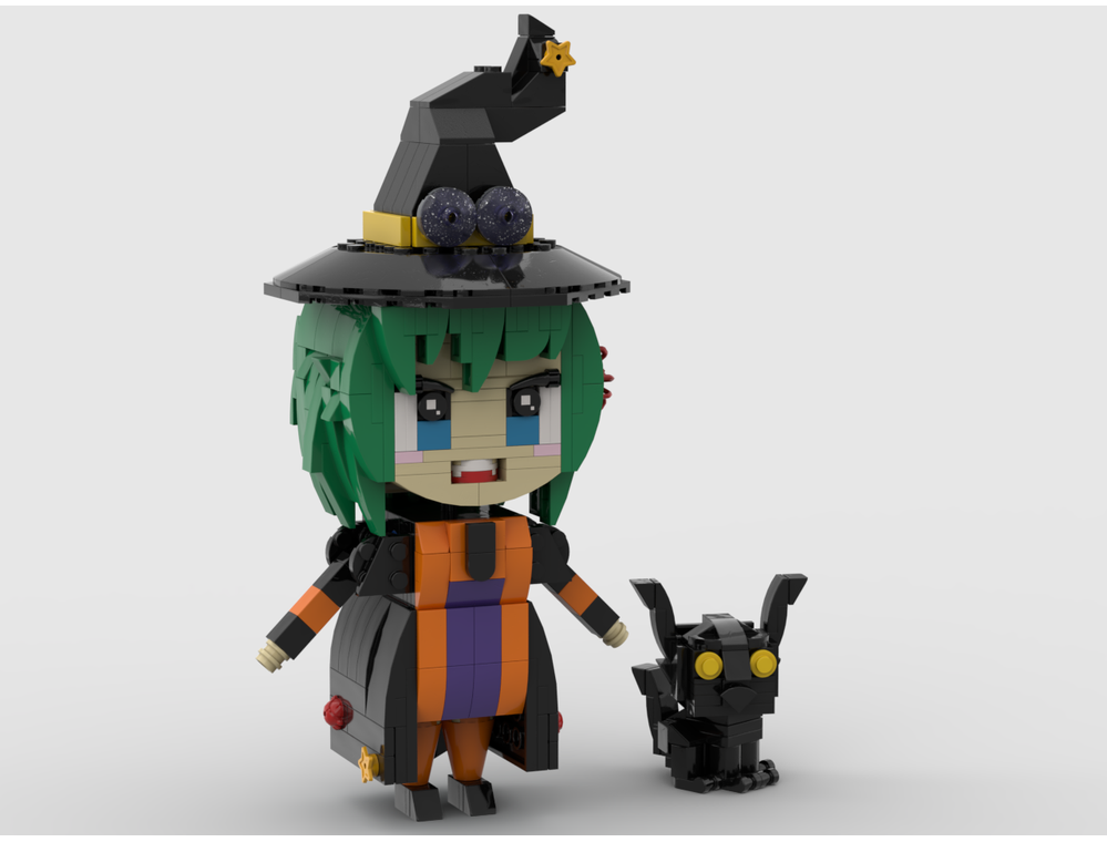 LEGO MOC Juniper the Witch and Jasper the Cat by DinoPete87 ...
