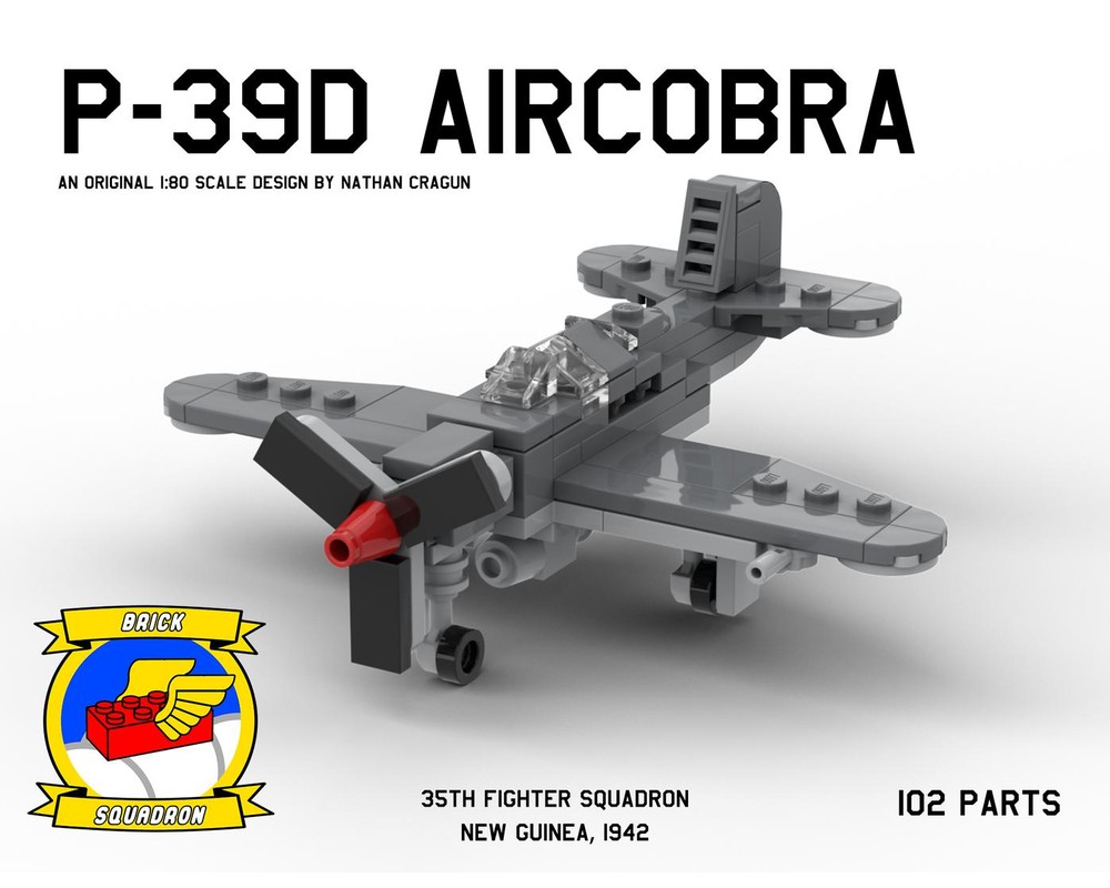 LEGO MOC P-39 Aircobra by brick_squadron | Rebrickable - Build with LEGO