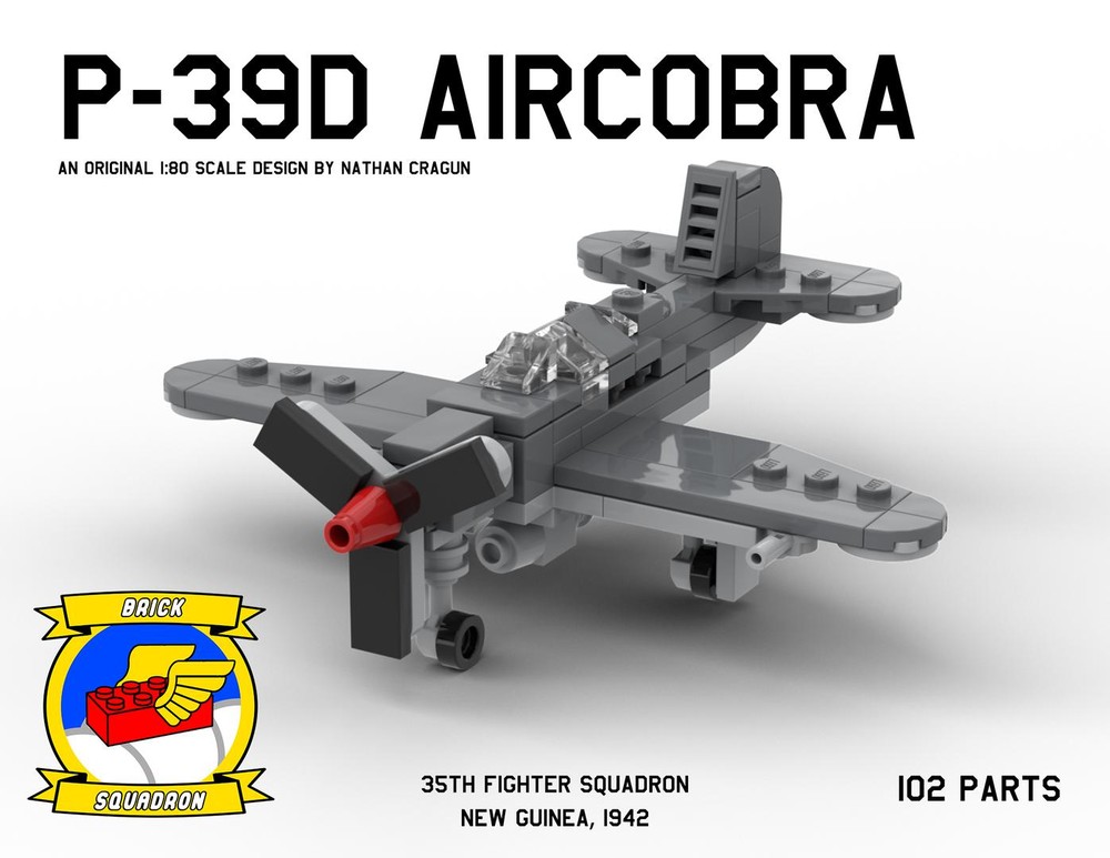 LEGO MOC P-39 Aircobra by brick_squadron | Rebrickable - Build with LEGO