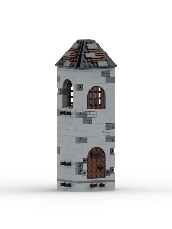 LEGO MOC Medieval tower type 2 by Tavernellos | Rebrickable - Build ...