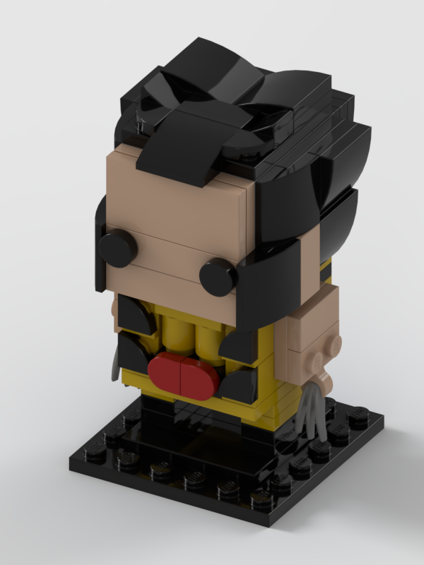 LEGO MOC Wolverine Brickheadz by NinjaChips20 | Rebrickable - Build ...
