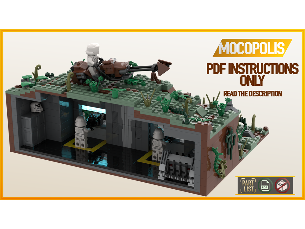 LEGO MOC LEGO MOC SW Base (Outpost) on Kashyyyk | PDF instructions (NO ...