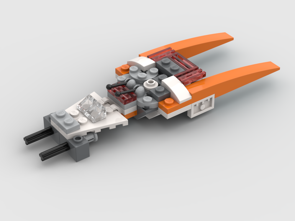 Lego Moc Rebel Logo Themed Y Wing By Chiefblue3 Rebrickable Build