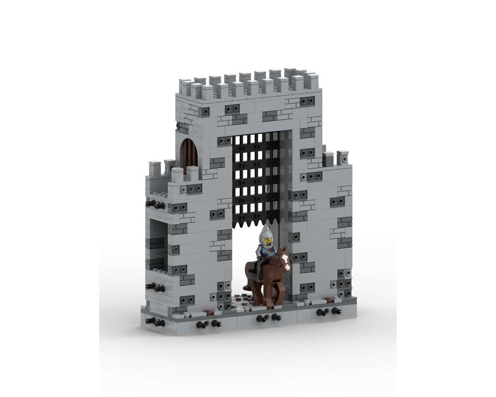 LEGO MOC Medieval gate by Tavernellos | Rebrickable - Build with LEGO