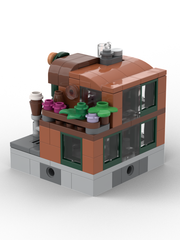 LEGO MOC Mini-Bucks Café - mini modular by mikebuu | Rebrickable ...
