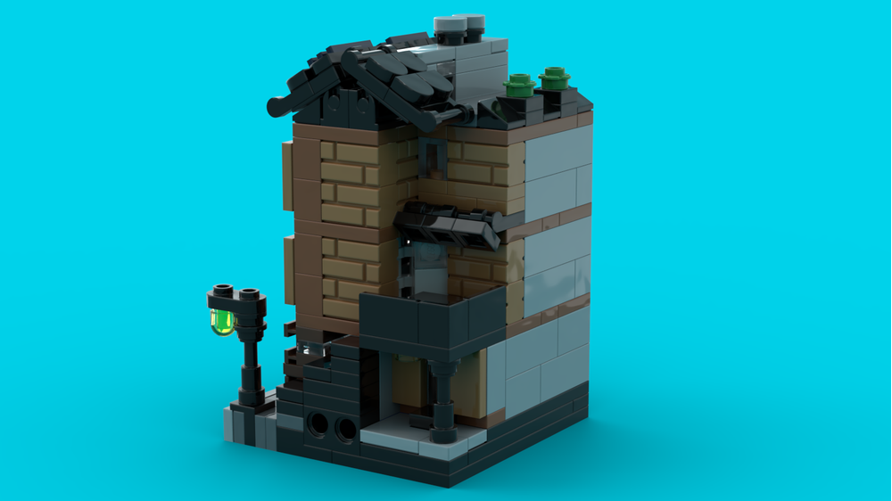 LEGO MOC Mini modular building #1 by Mobilox Studios | Rebrickable ...