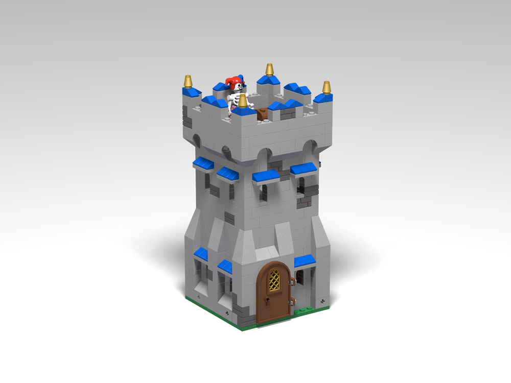 Lego Moc Keep Variant Another Modular Castle Build By Omalley Rebrickable Build With Lego