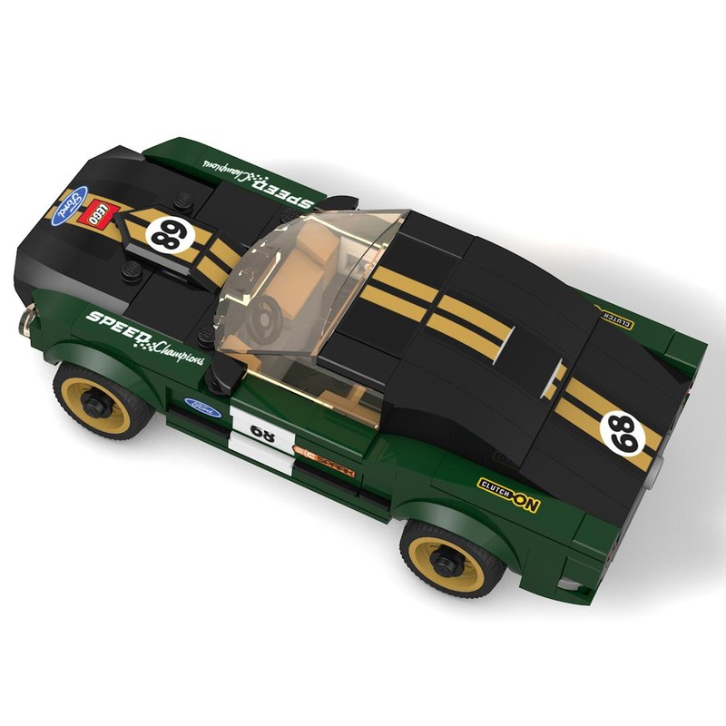 LEGO MOC 1968 Ford Mustang Fastback in 8 Stud Wide Style by klara_mocs ...