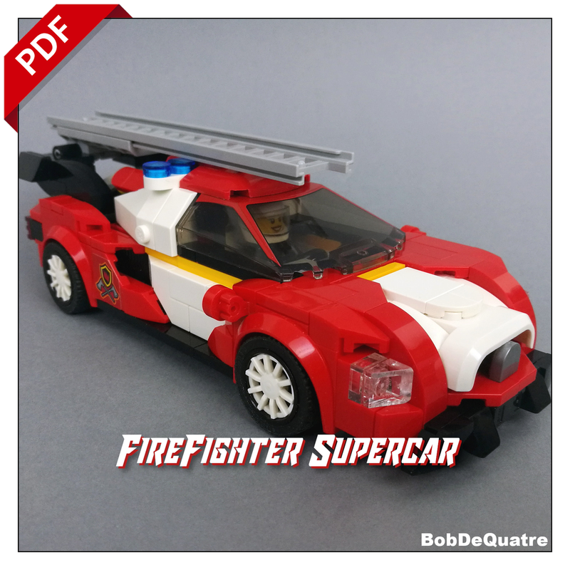LEGO MOC-54577 Firefighter Supercar by BobDeQuatre | Rebrickable ...