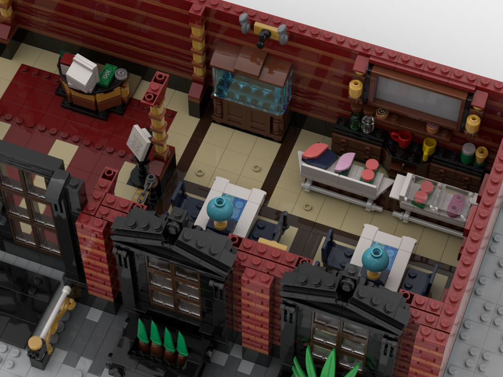 LEGO MOC Sushi restaurant by Huebre | Rebrickable - Build with LEGO