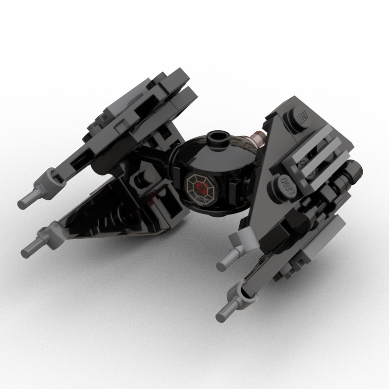 LEGO MOC TIE Interceptor [Micro Scale] by Xigphir | Rebrickable - Build ...