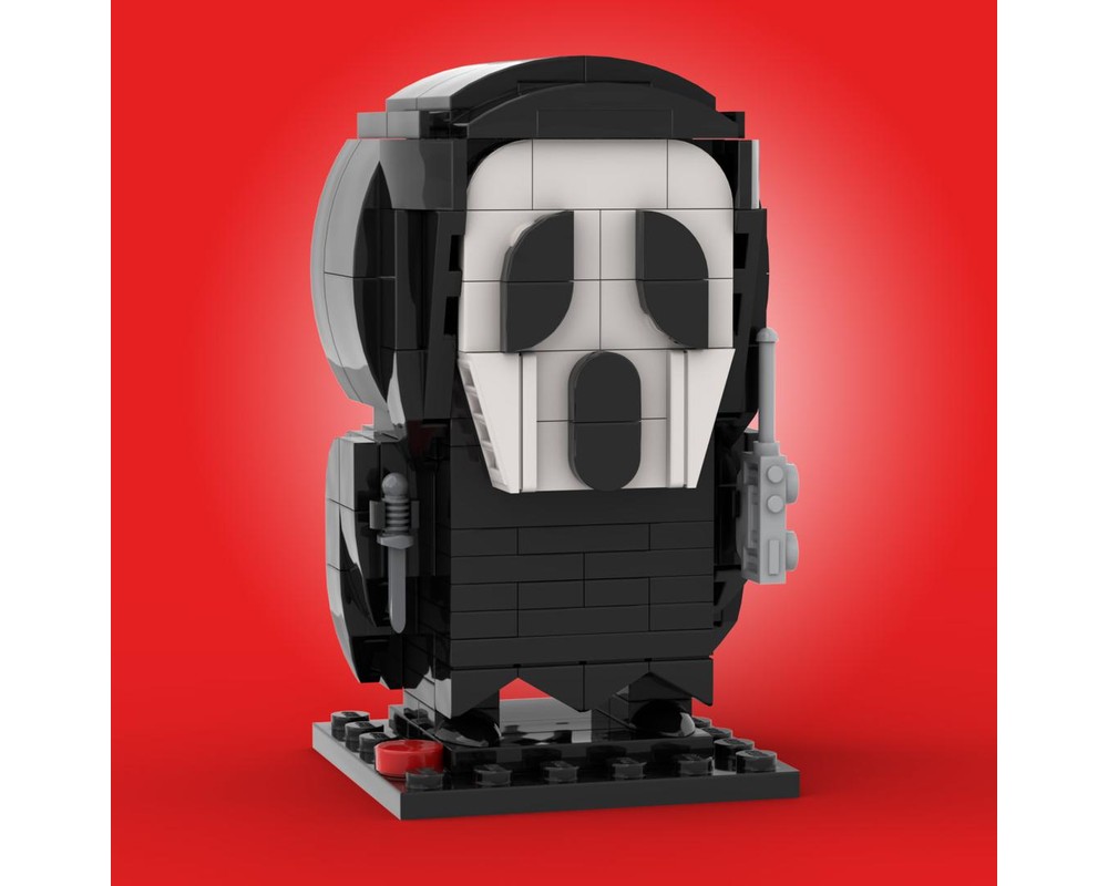 LEGO MOC Scream Movie Mask Halloween Brickheadz by custominstructions ...