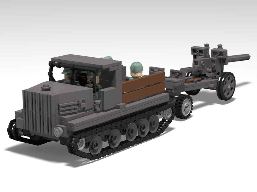 LEGO MOC 122 mm gun M1931/37 (A-19) field gun and Ya-12 by ...