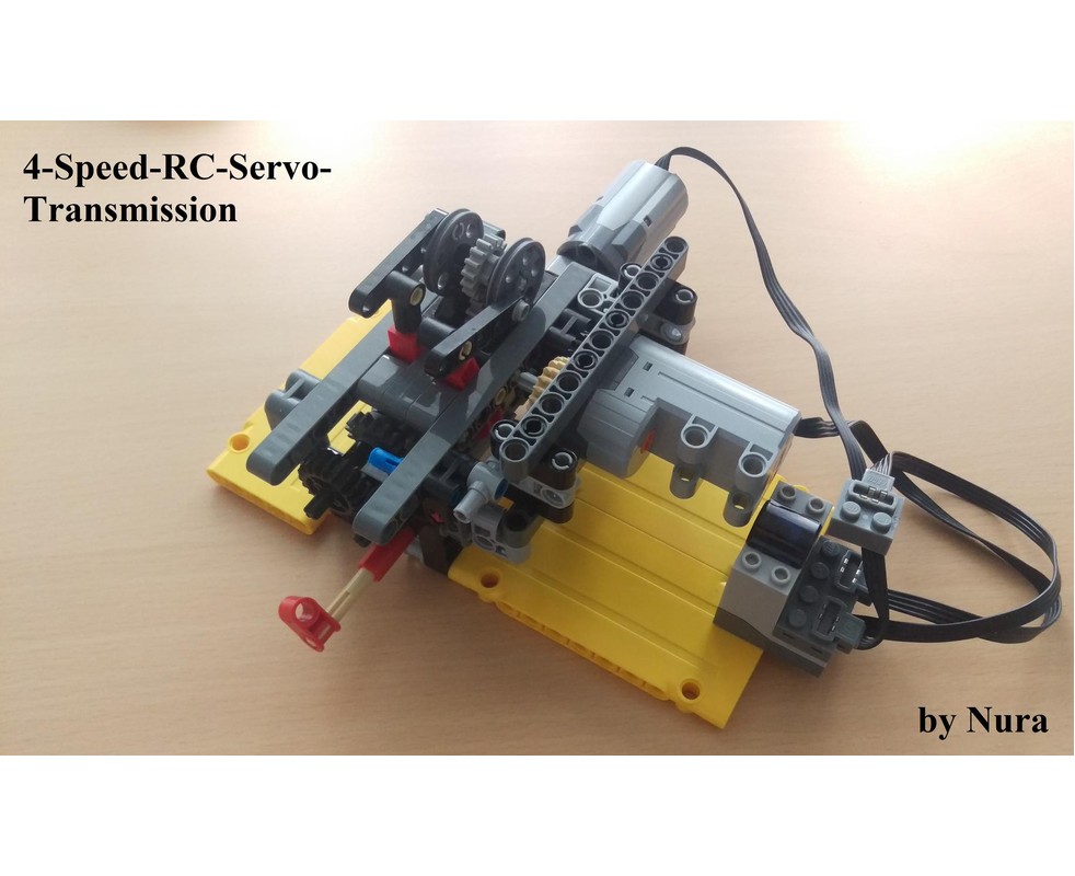 Lego Moc 4 Speed Rc Servo Transmission By Nuratechnic Rebrickable Build With Lego