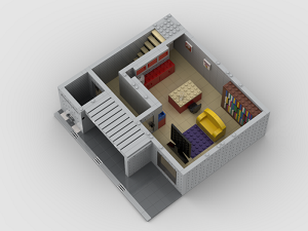 LEGO MOC Bauhaus-style house by moc.tigger | Rebrickable - Build with LEGO