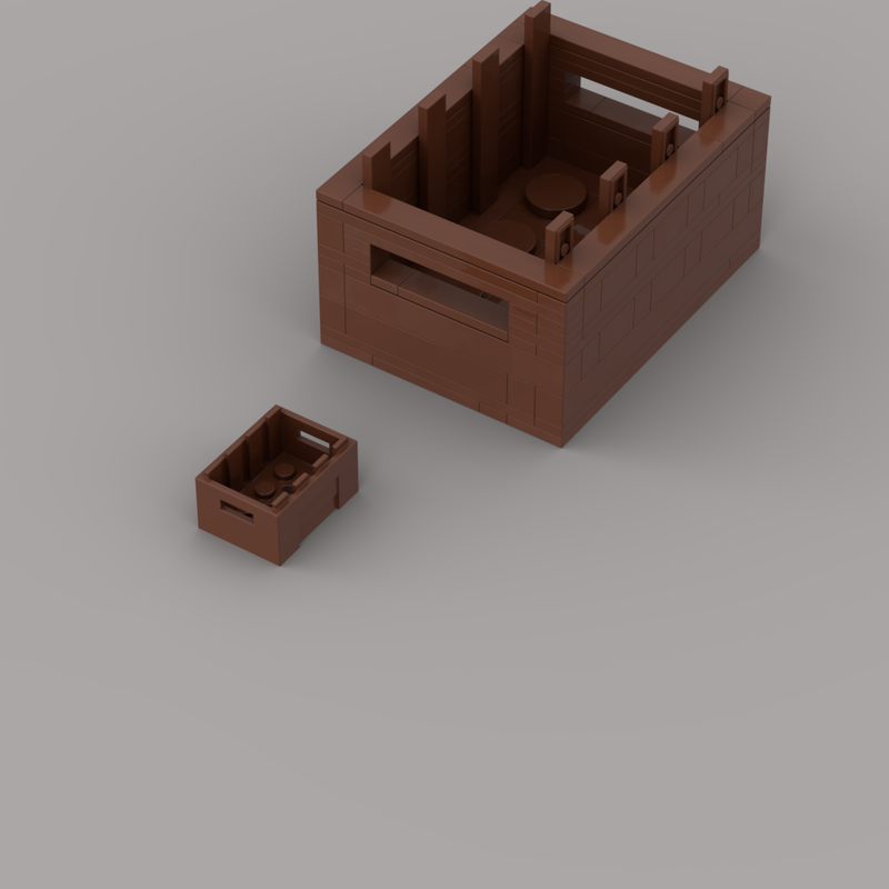 LEGO MOC 2x4 crate up-sized by Absolute_lego_builds | Rebrickable ...